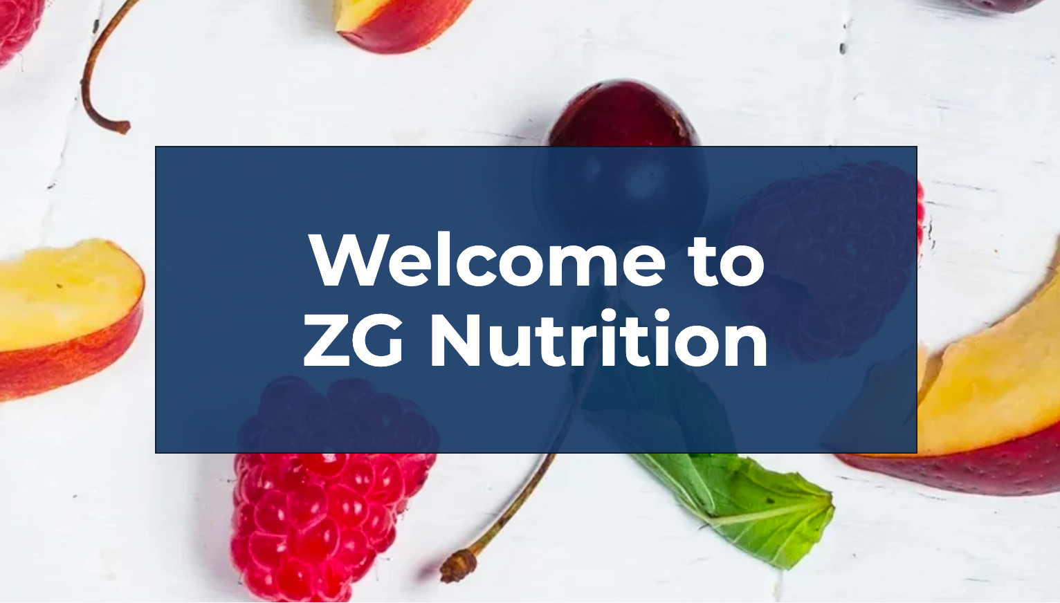Nutrition Graduate Course & Support | ZG Nutrition